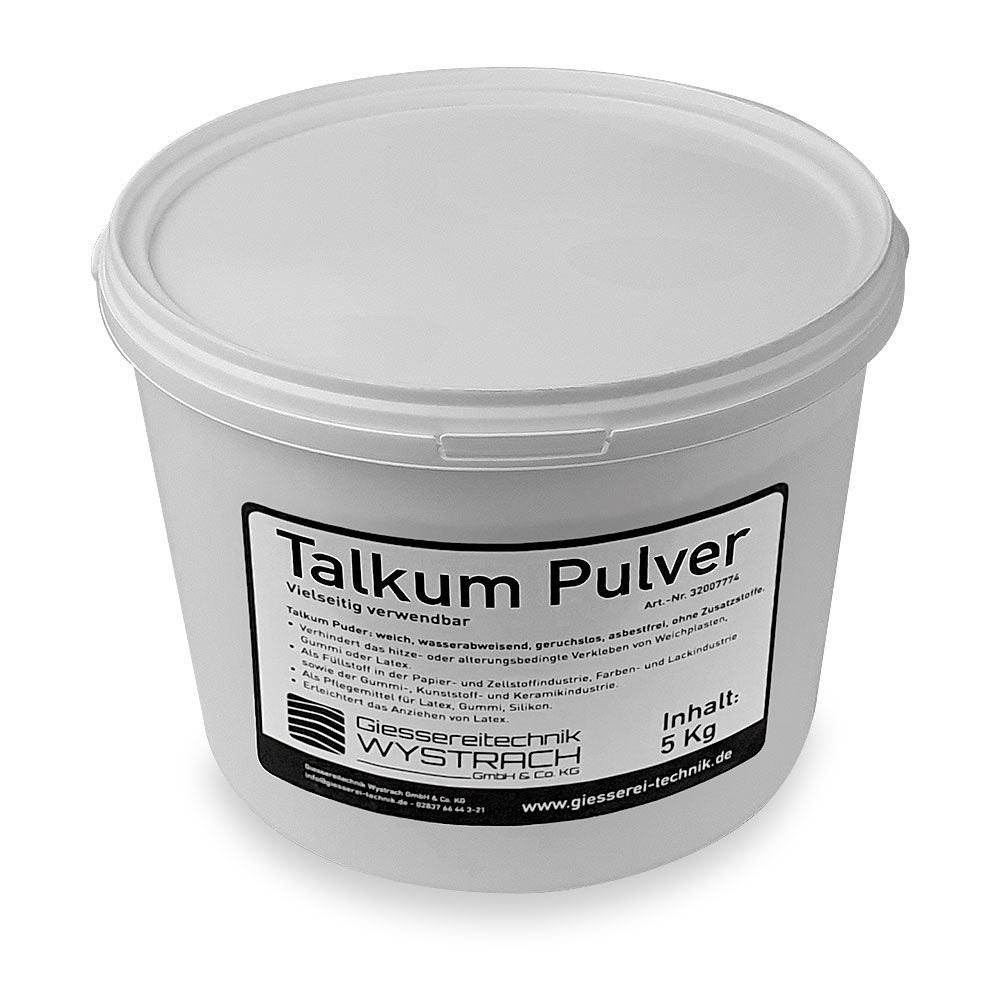 Talkum Pulver 5kg Eimer | Rohstoffe online kaufen