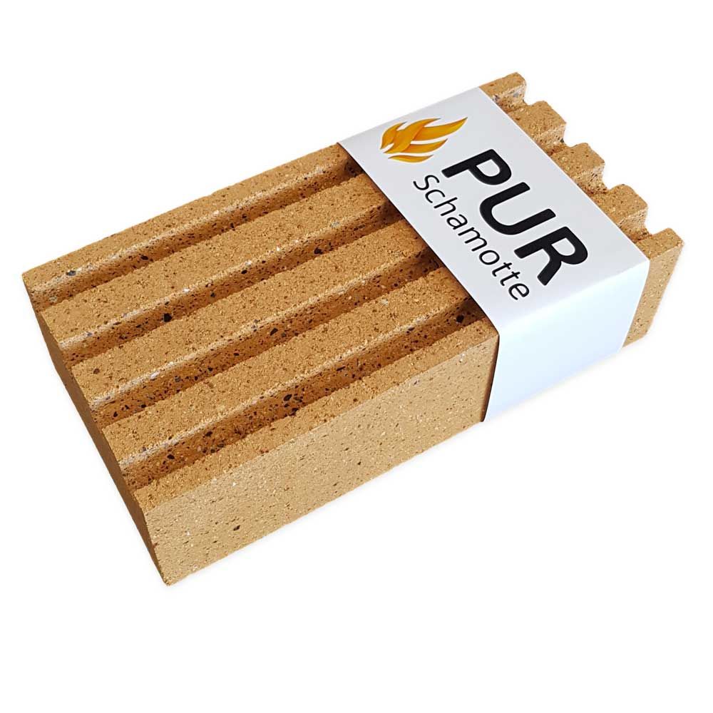 Rillenstein NF1 230x114x64mm 4 Rillen für Grill