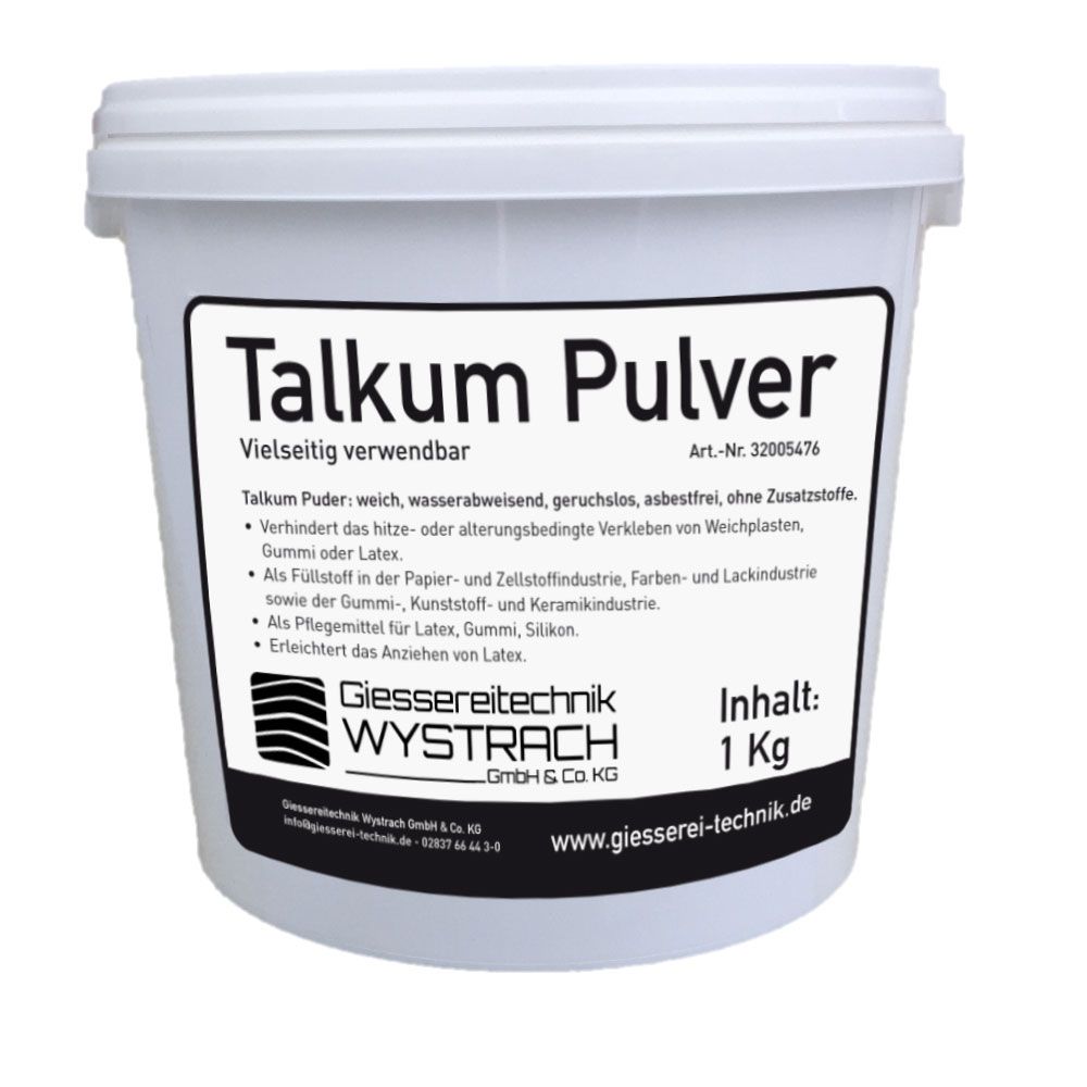 Talkum Pulver 1kg Dose | Rohstoffe günstig online kaufen