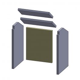 Rückwandstein 360x290x20mm » Varde Ovne**Luxe 1