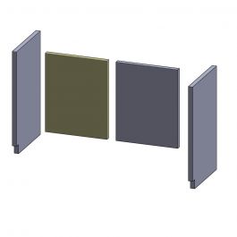 Rückwandstein links/rechts 362x287x20mm » Varde Ovne**